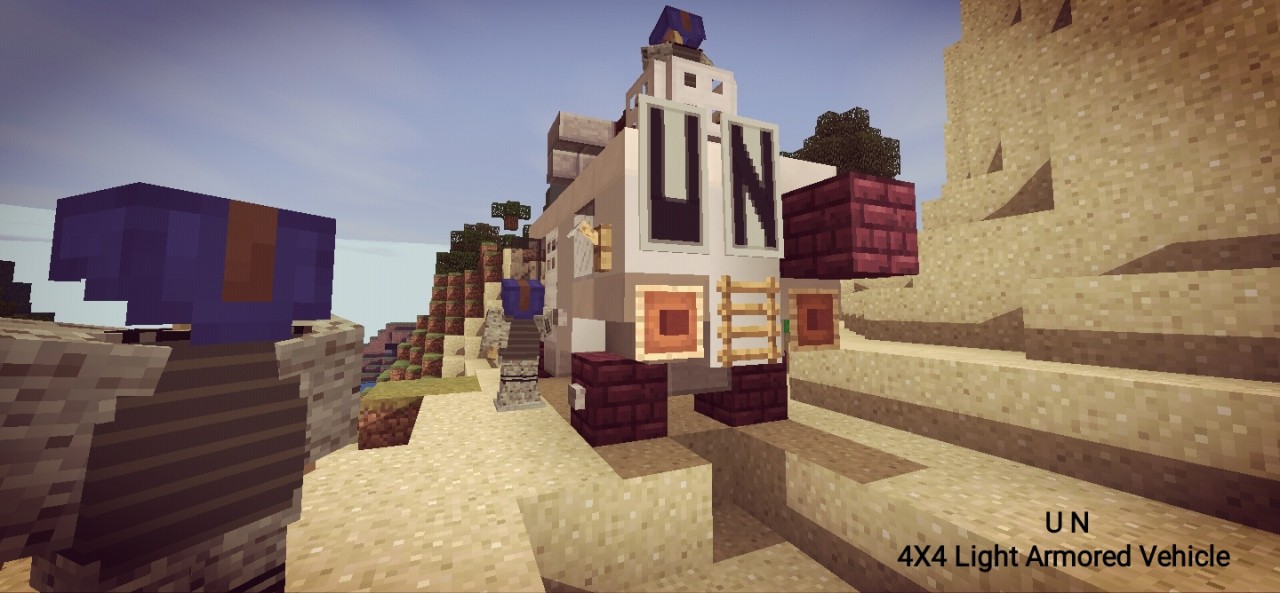 United Nations 4x4 Light Armored Vehicle Minecraft Map