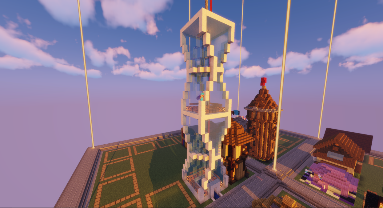 Twisting Skyscraper Shop Minecraft Map