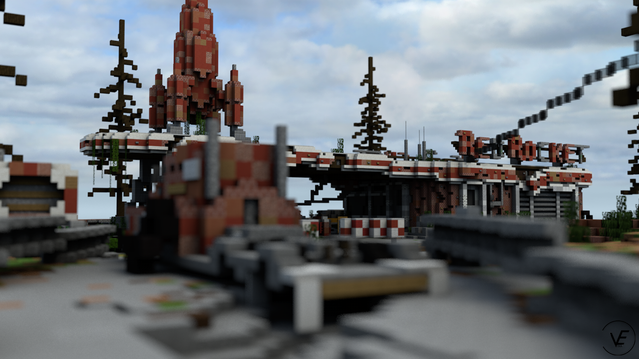 Red Rocket Station Minecraft Map