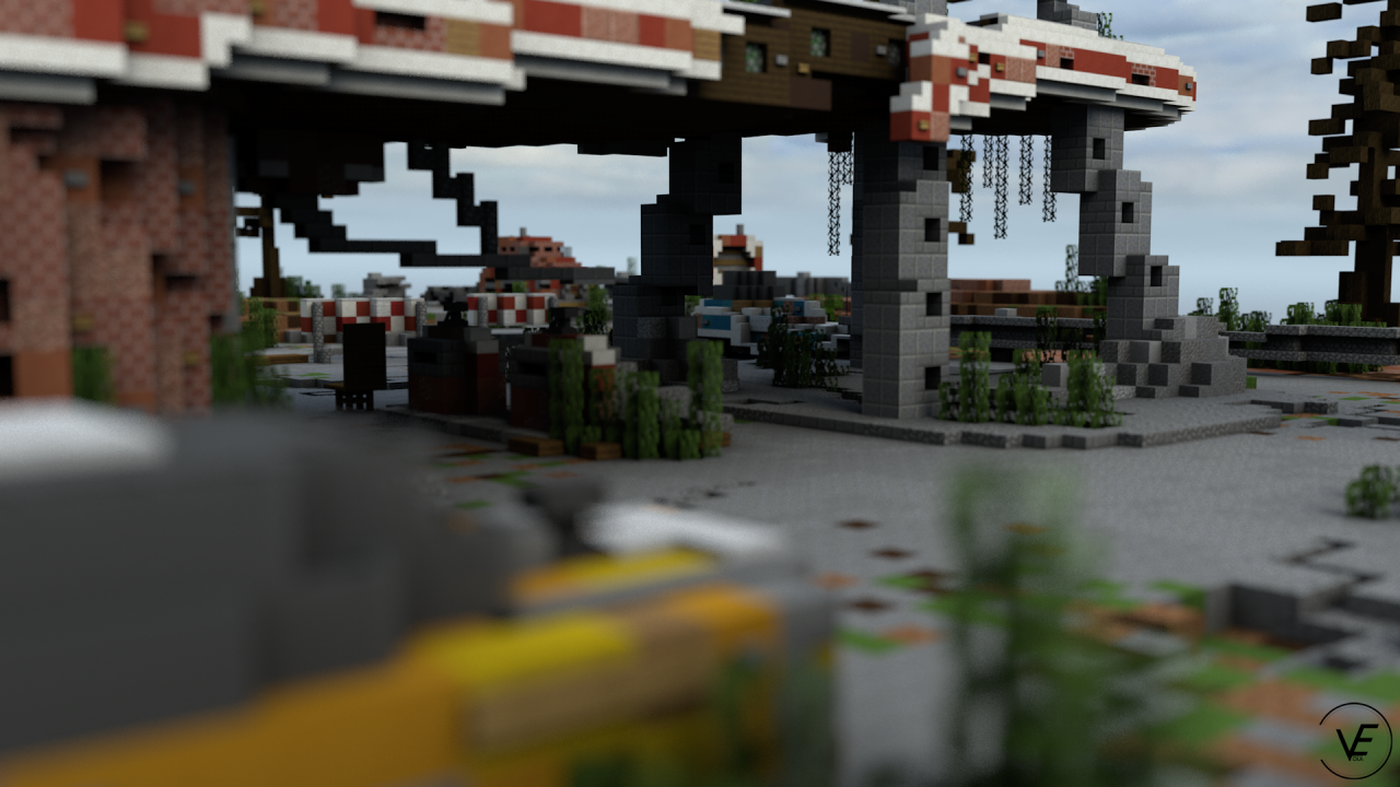 Red Rocket Station Minecraft Map