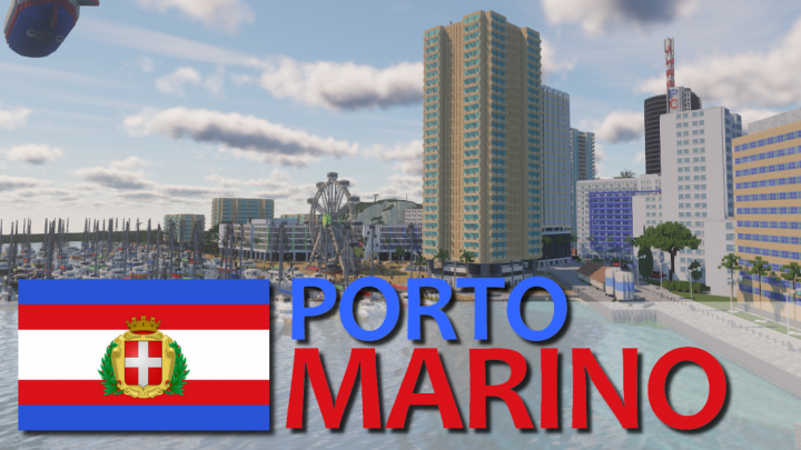 Stato di Porto Marino - Mediterranean insular country Minecraft Map