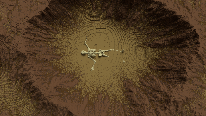 Buried Skeleton Minecraft Map
