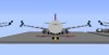 Delta 737-900ER with both winglet types 1.5:1 scale Minecraft Map