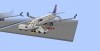 Delta 737-900ER with both winglet types 1.5:1 scale Minecraft Map