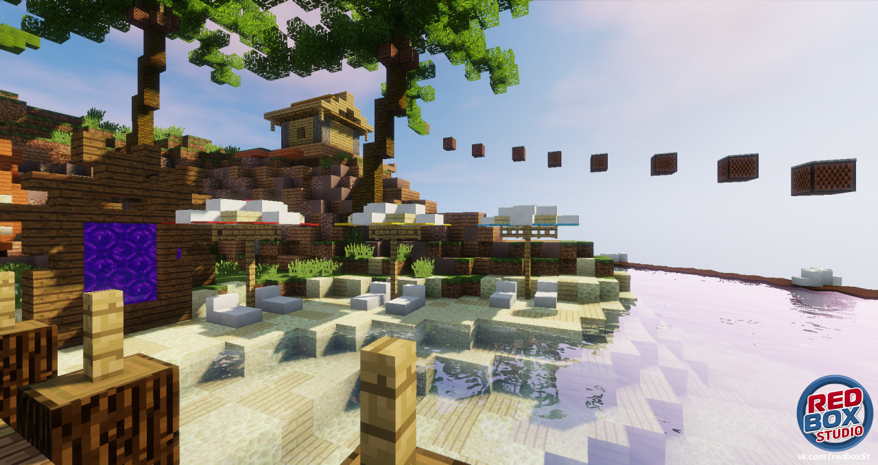 Lobby and spawn "Pineapple Islands" Minecraft Map