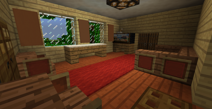 My home in 1990 Minecraft Map