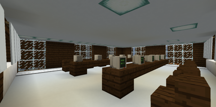 Mid Century Bank Minecraft Map