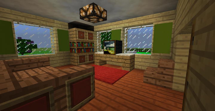 My home in 1990 Minecraft Map