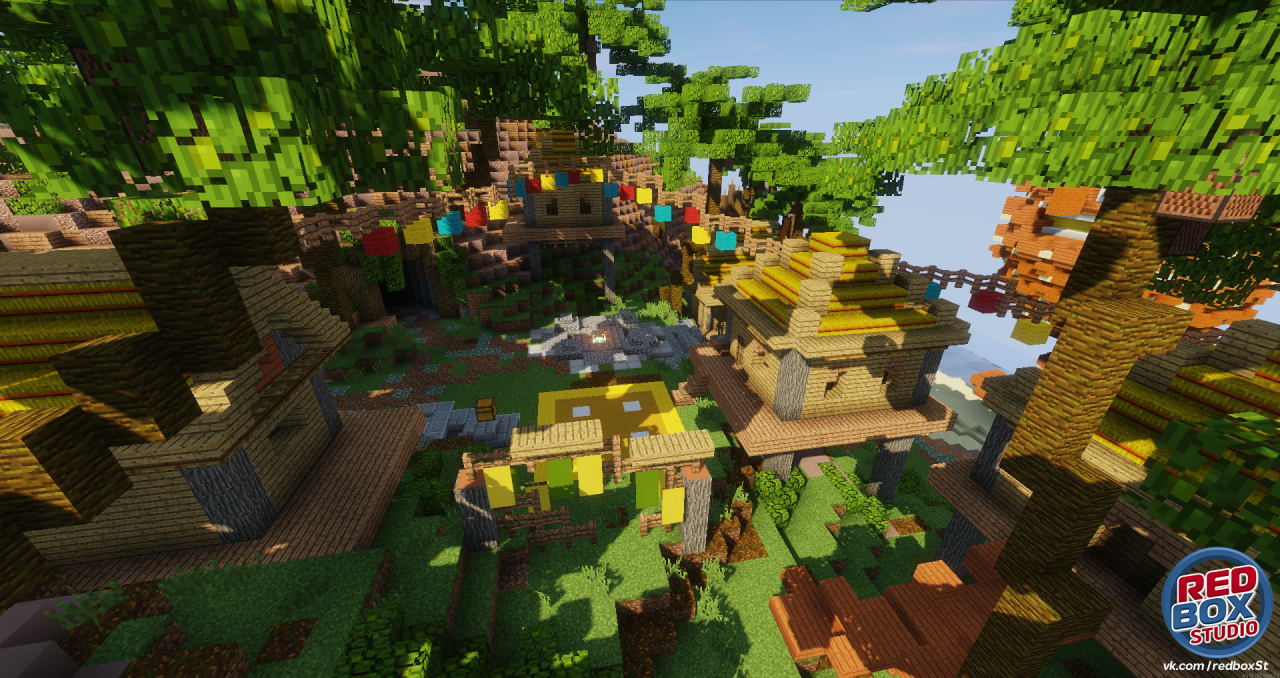 Lobby and spawn "Pineapple Islands" Minecraft Map