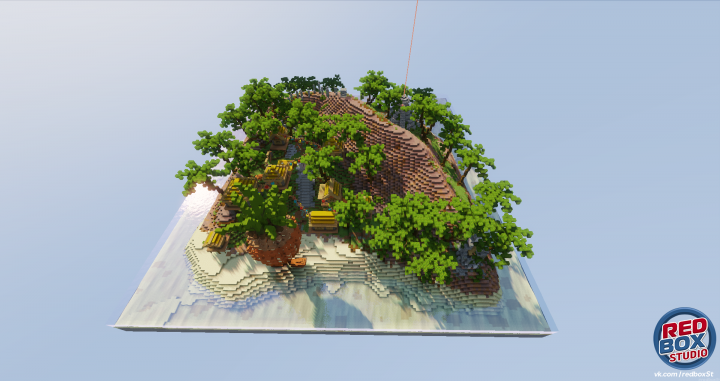 Lobby and spawn "Pineapple Islands" Minecraft Map