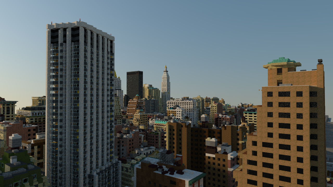 Manhattan in Minecraft- Midtown Manhattan (UPDATED DOWNLOAD!) Minecraft Map