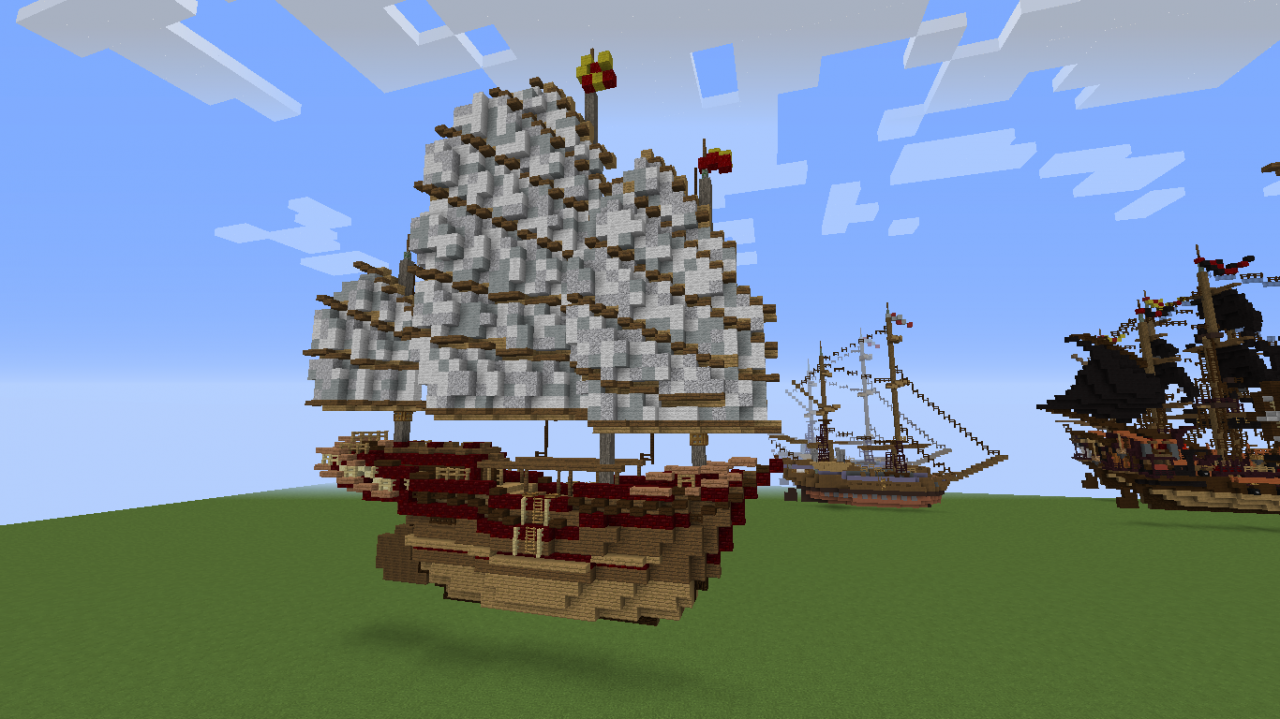 Chinese Junk ship Minecraft Map