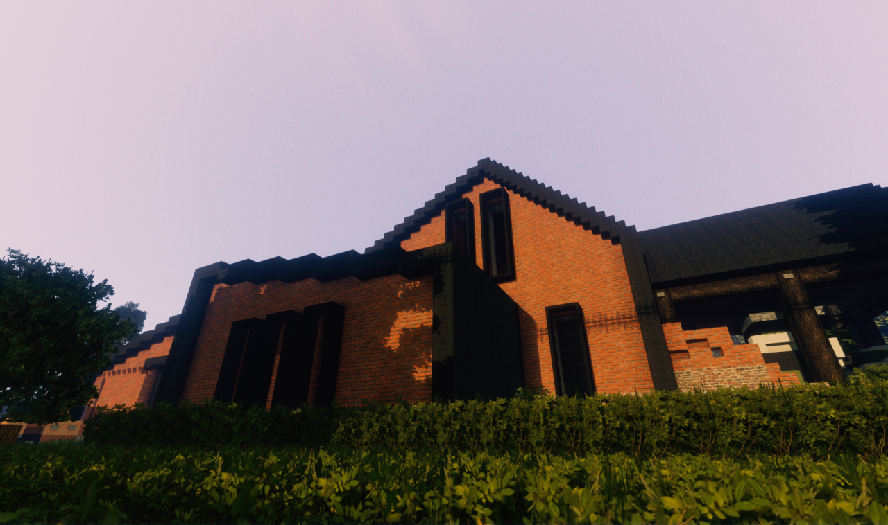 Contemporary Brick House - TheVisual_Play Minecraft Map