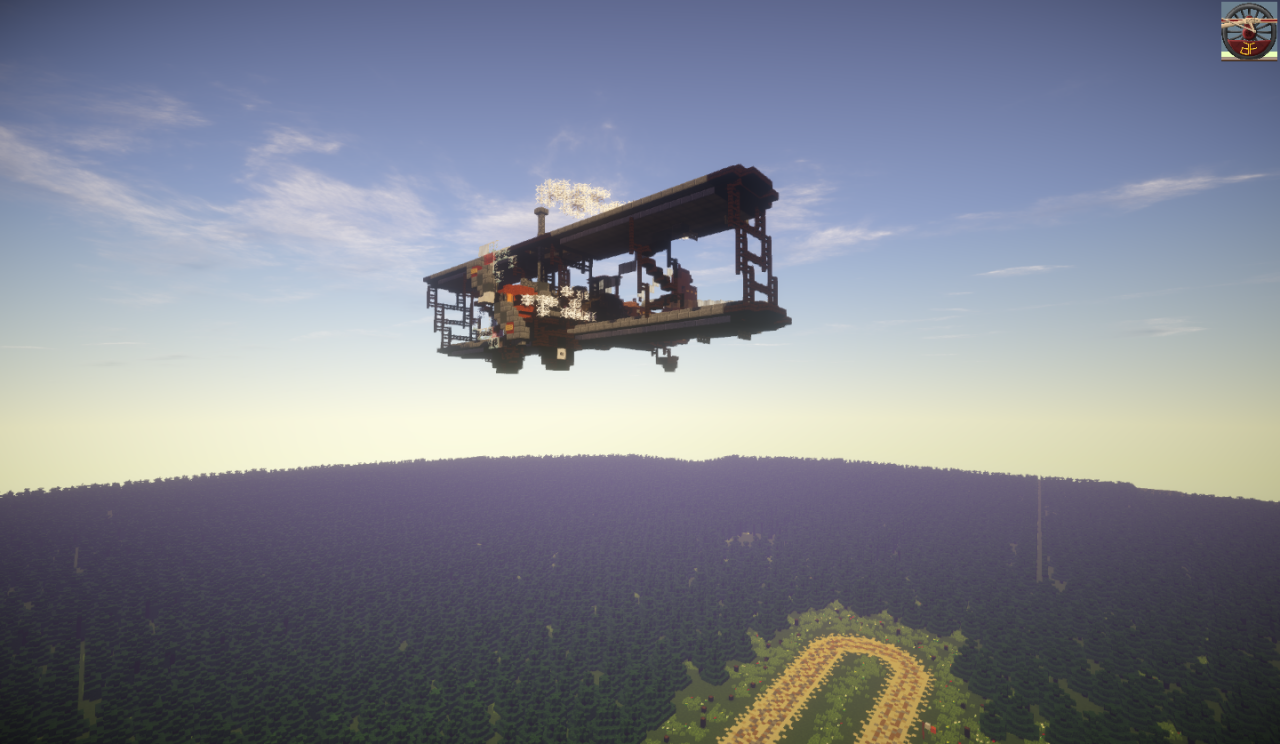 The Steam Powered Biplane Minecraft Map