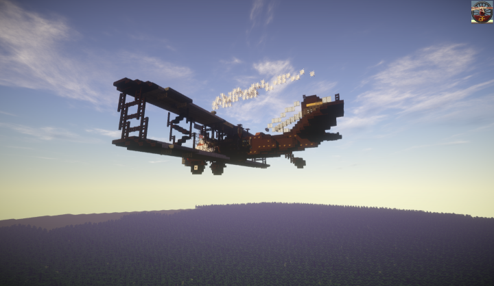 The Steam Powered Biplane Minecraft Map