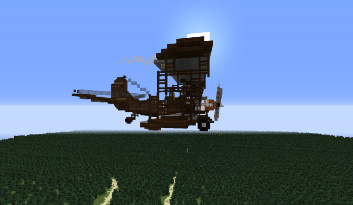 The Steam Powered Biplane Minecraft Map