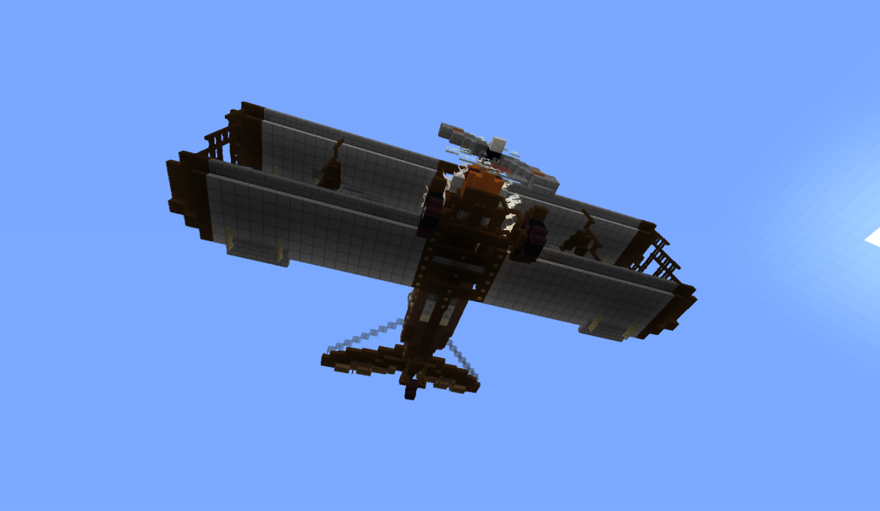 The Steam Powered Biplane Minecraft Map