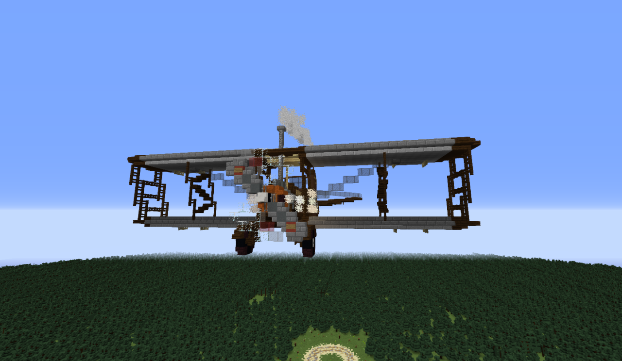 The Steam Powered Biplane Minecraft Map