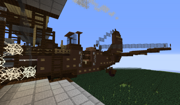 The Steam Powered Biplane Minecraft Map