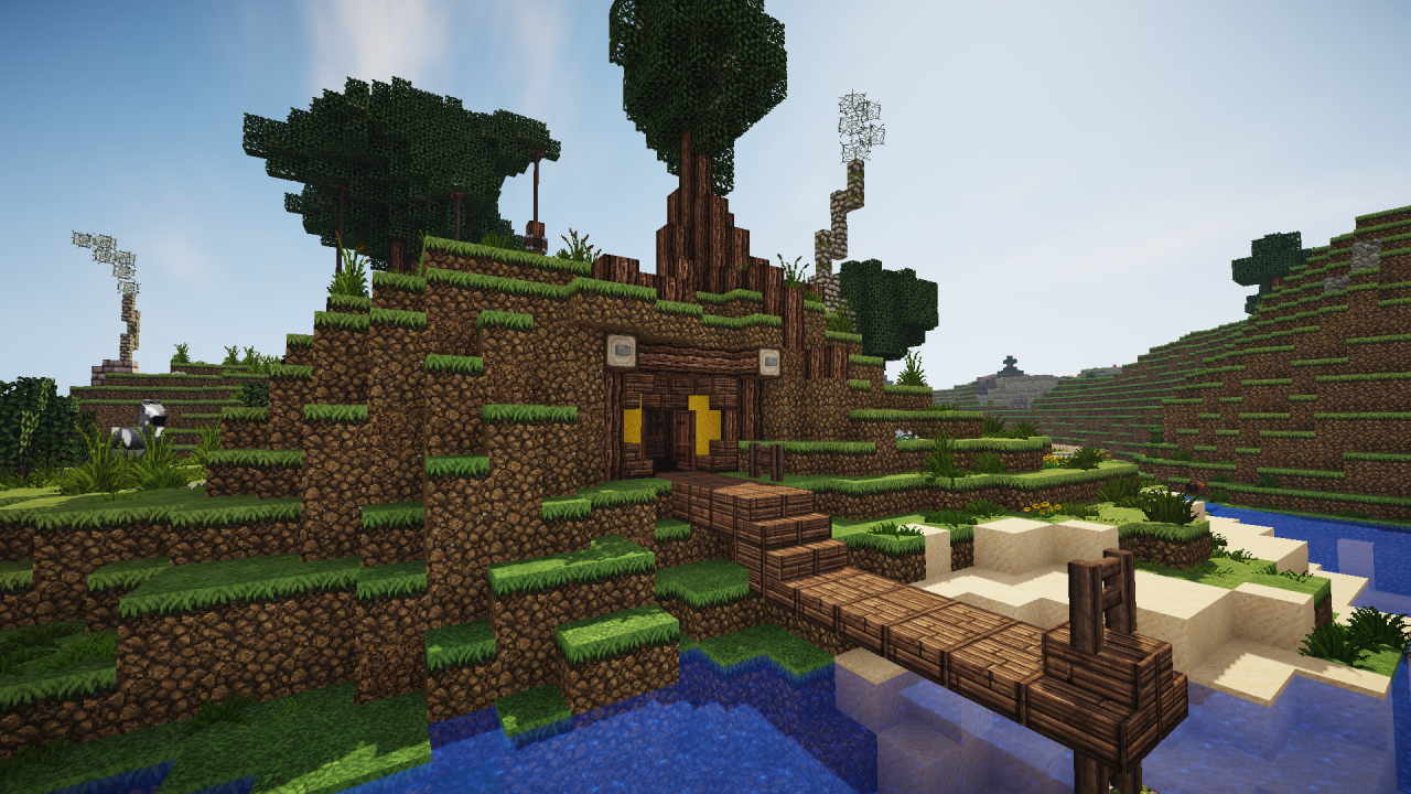 Hobbit Village - Back Again with the Hobbit Builds Minecraft Map