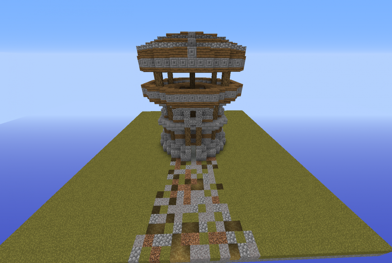 Simple Tower/Watch Tower Minecraft Map