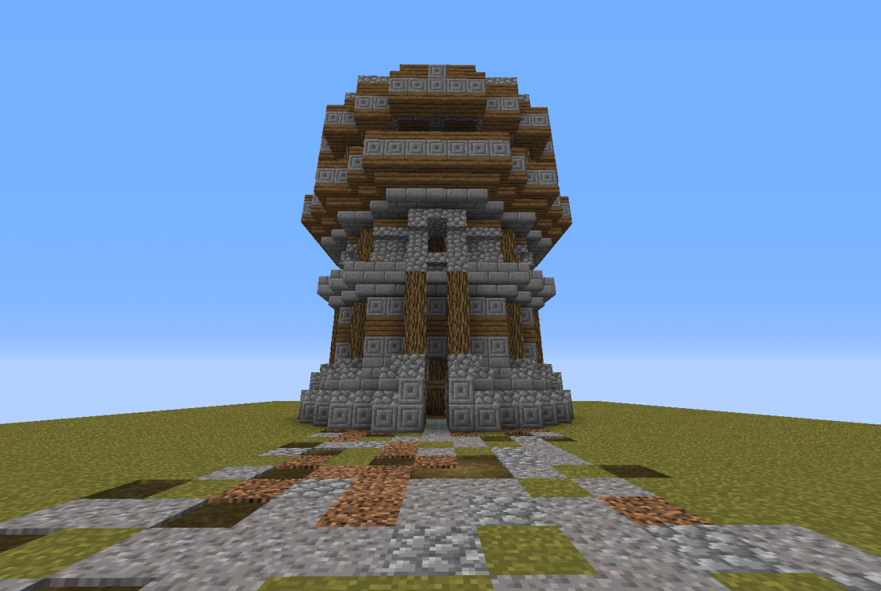 Simple Tower/Watch Tower Minecraft Map