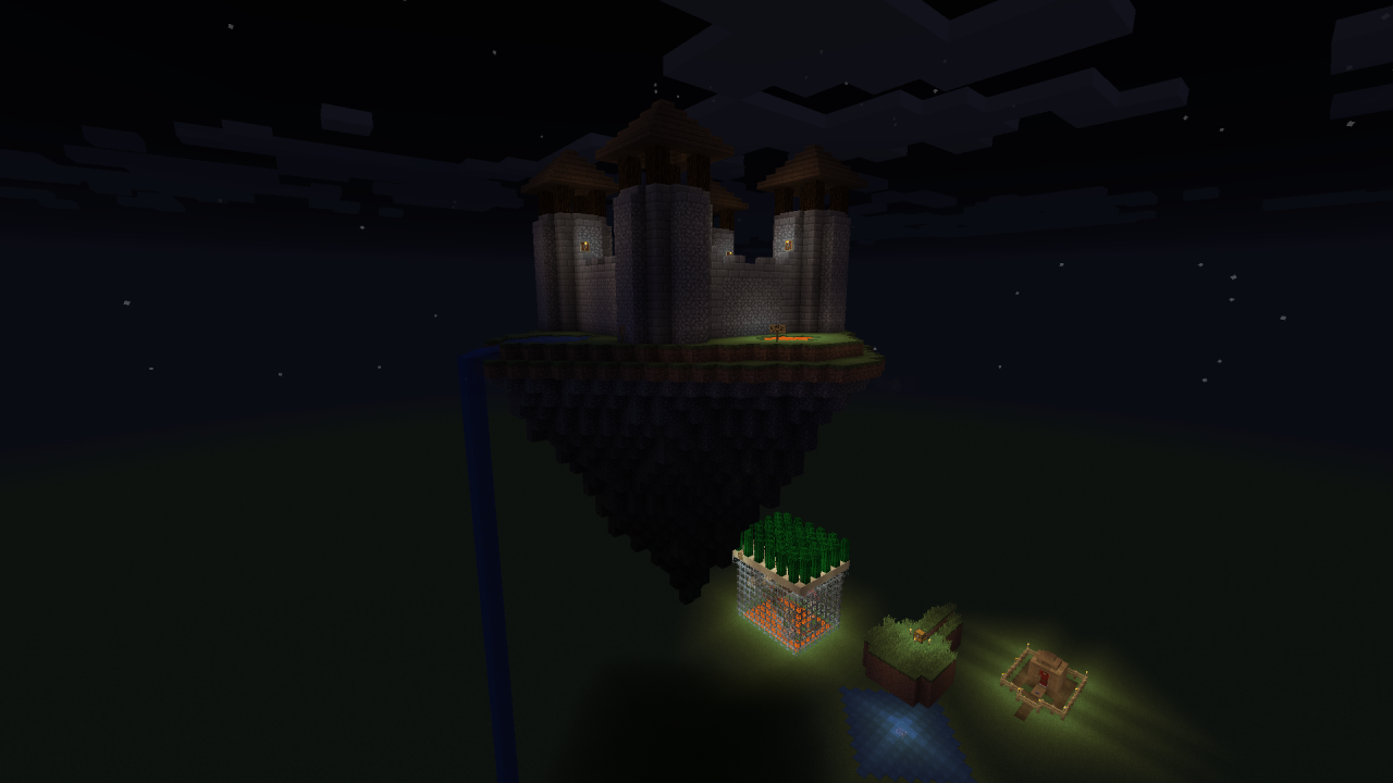 Floating Fortress Survival Map Minecraft Map