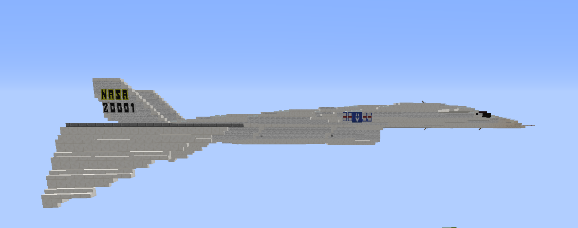 North American XB-70 Valkyrie 1.5:1 Minecraft Map