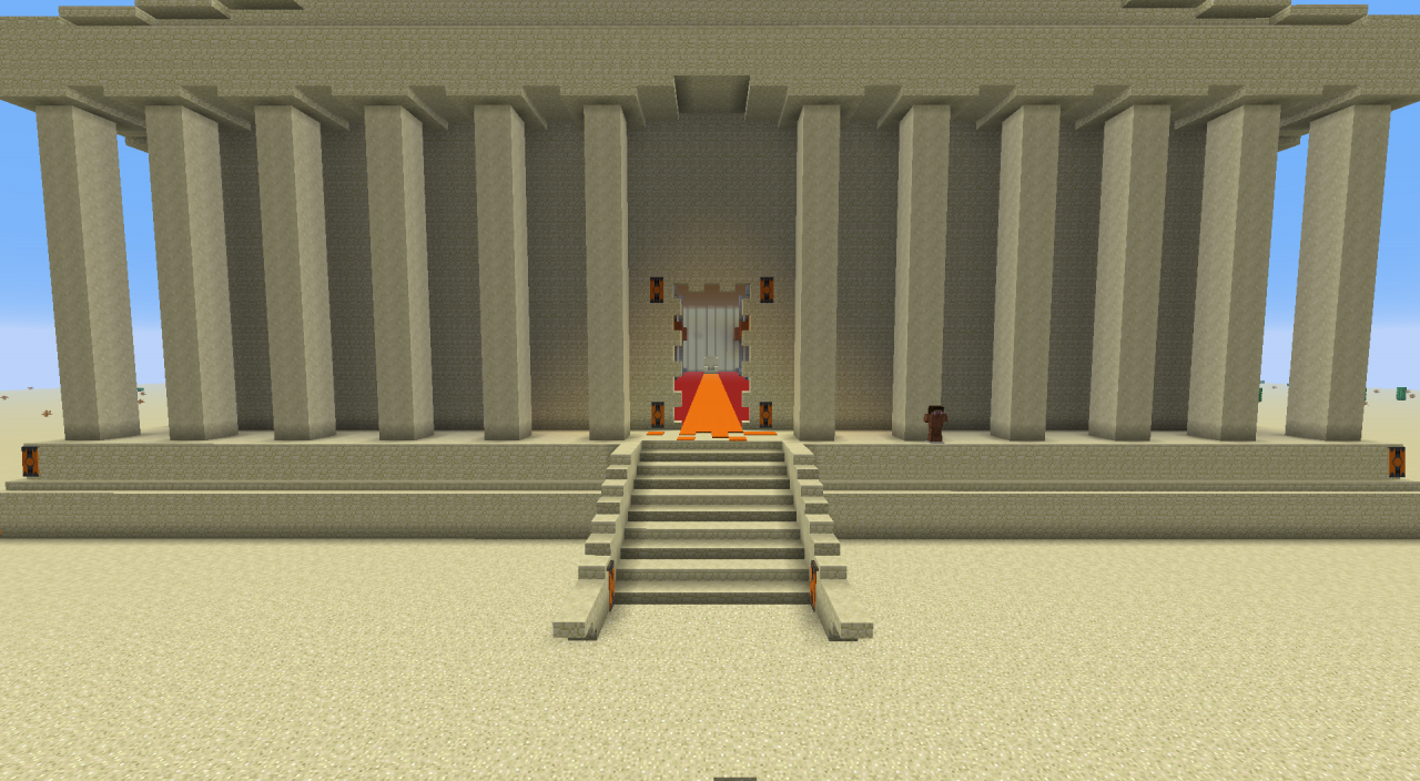 Massive Temple Minecraft Map