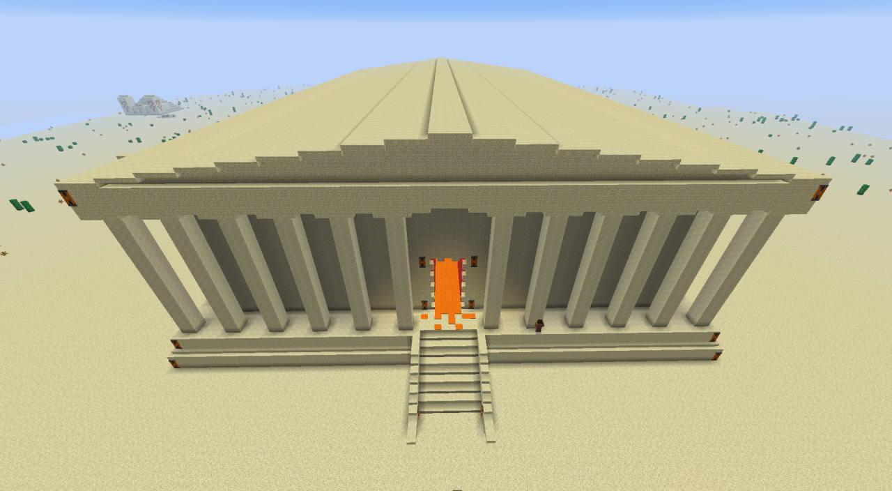 Massive Temple Minecraft Map