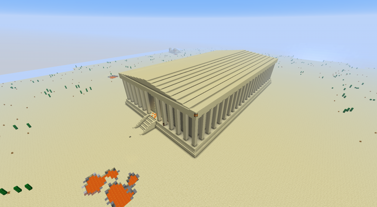 Massive Temple Minecraft Map