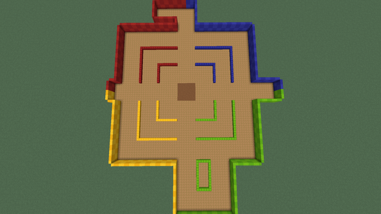 All Super mario kart(snes) battle courses! Minecraft Map