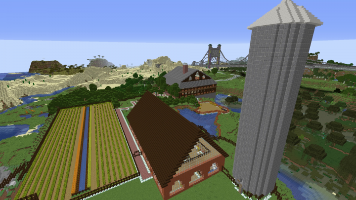 Mother Goose Club Old MacDonald's Farm Minecraft Map