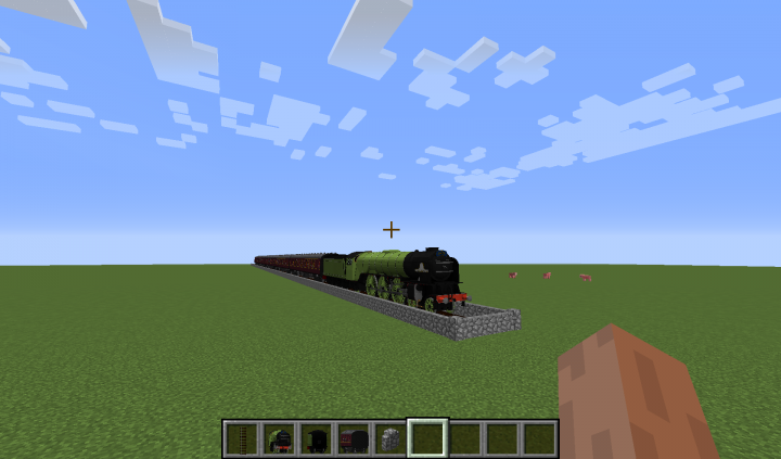 Immersive Railroading exhibits Minecraft Map
