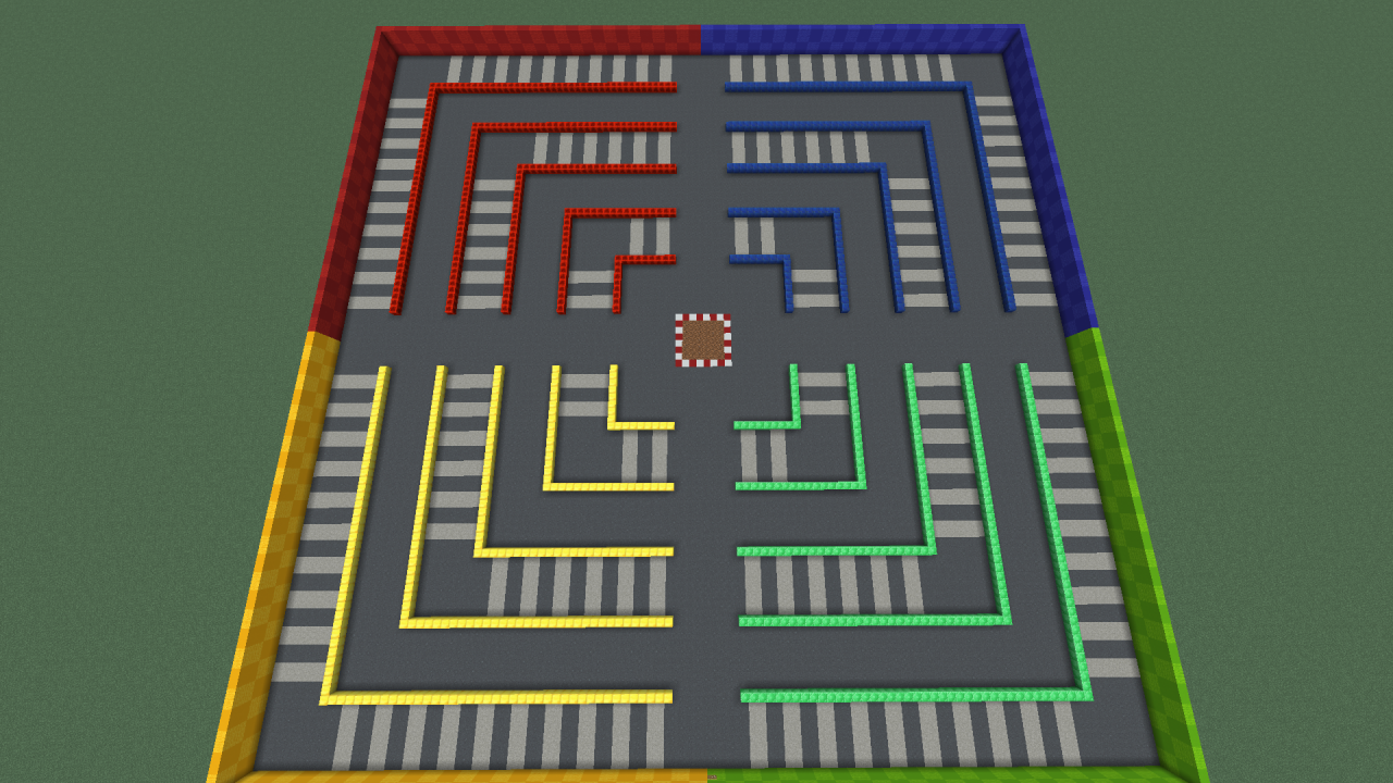 All Super mario kart(snes) battle courses! Minecraft Map