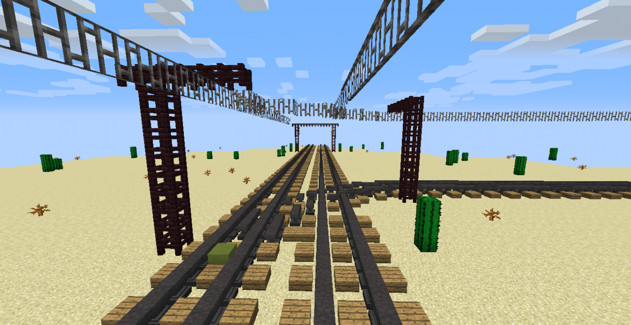 Latvian railway infrastructure Minecraft Map