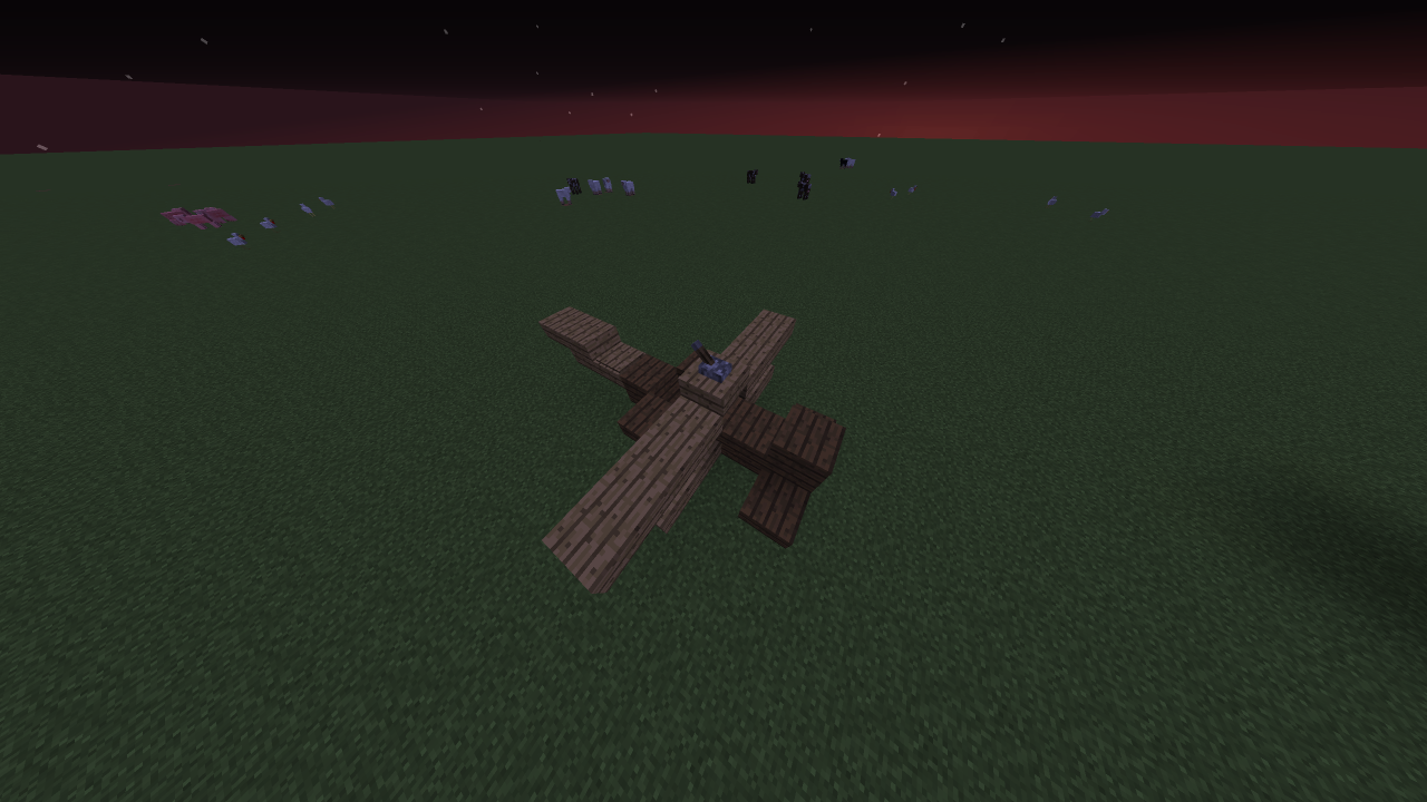 A few flying vehicles Minecraft Map