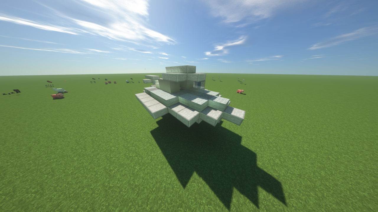 A few flying vehicles Minecraft Map