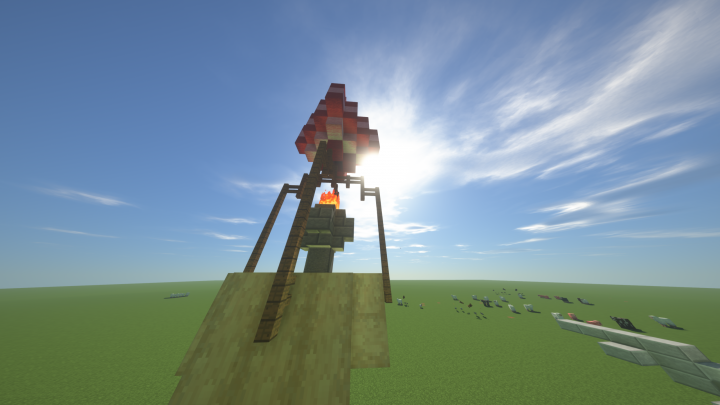 A few flying vehicles Minecraft Map