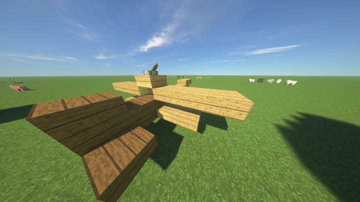 A few flying vehicles Minecraft Map