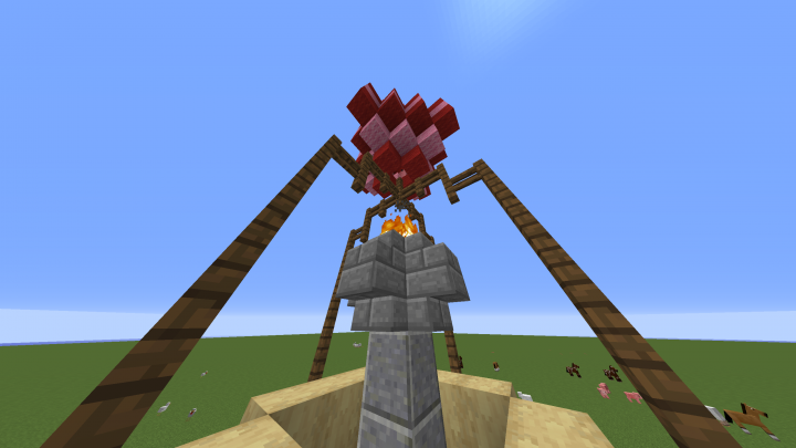 A few flying vehicles Minecraft Map