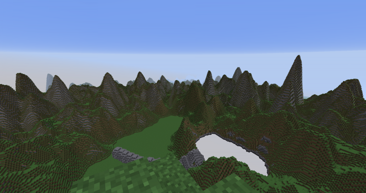 Custom Mountain Biome - Builders Refuge Minecraft Map