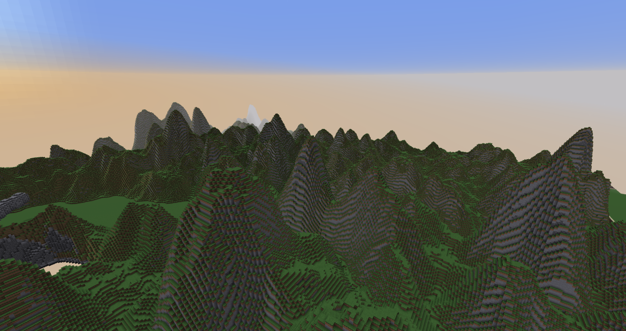 Custom Mountain Biome - Builders Refuge Minecraft Map