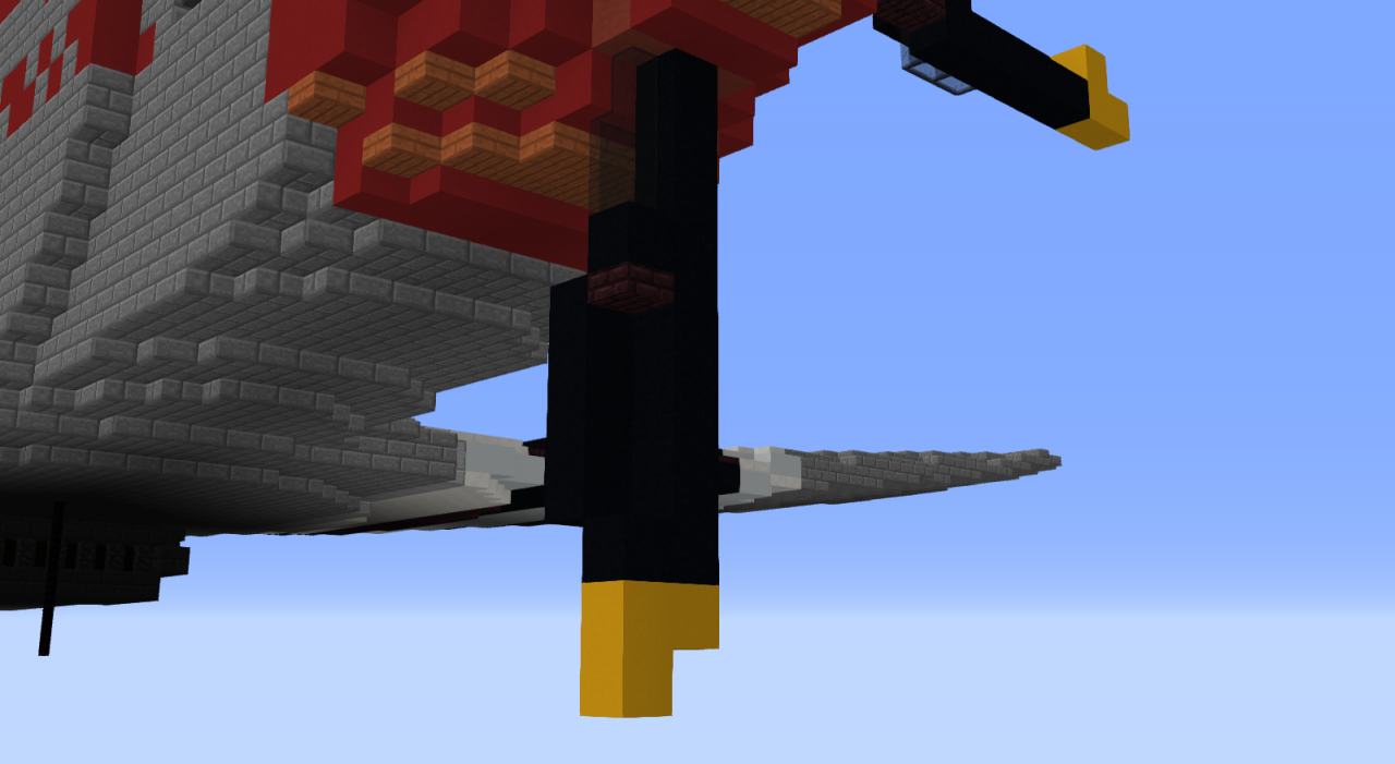 10:1 P51d Mustang American fighter aircraft WW2 Minecraft Map