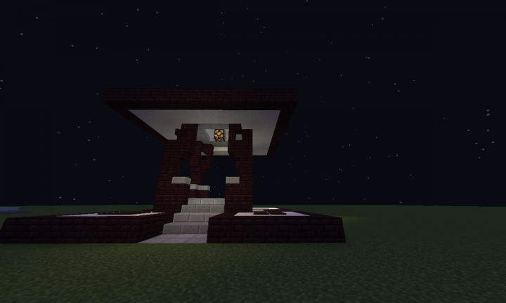 Simple Netherrack Temple Ideas Minecraft Map