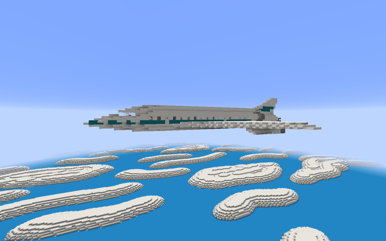 Aircraft Minecraft Project Contest Entry: Venti Supersonic Minecraft Map