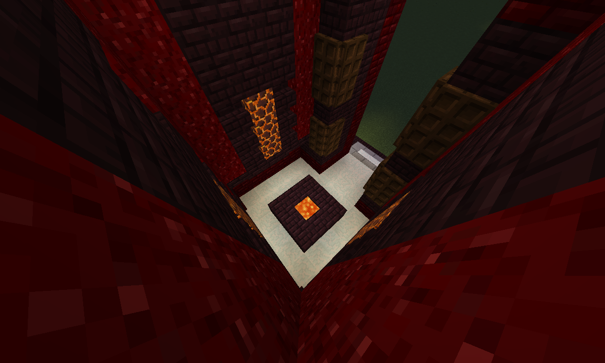 Simple Netherrack Temple Ideas Minecraft Map