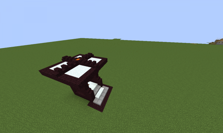 Simple Netherrack Temple Ideas Minecraft Map