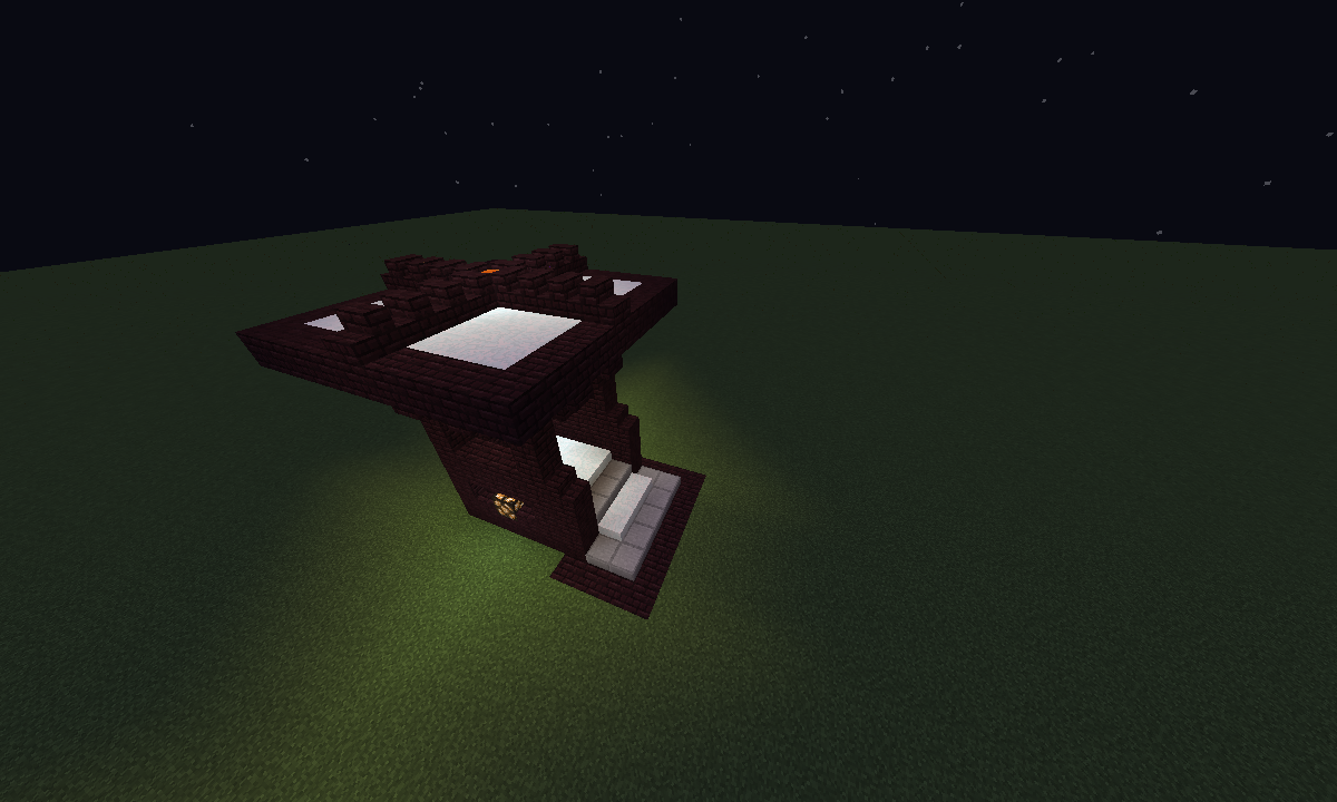 Simple Netherrack Temple Ideas Minecraft Map