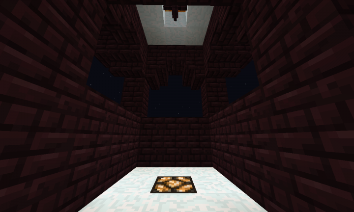 Simple Netherrack Temple Ideas Minecraft Map